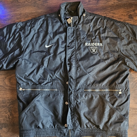 Nike | Jackets & Coats | Vintage Nike Oakland Raiders Proline Jacket ...